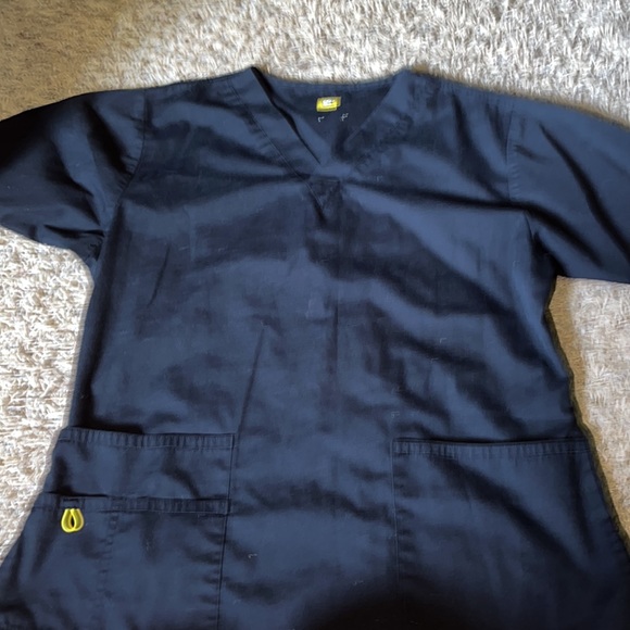 WonderWink | Other | Wonder Wink Black Womens Scrubs Top 2 Bottoms ...